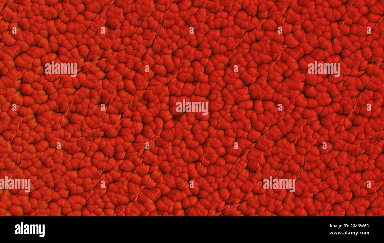 Background or screensaver. Red bubbles. Rendering an image Stock Photo ...