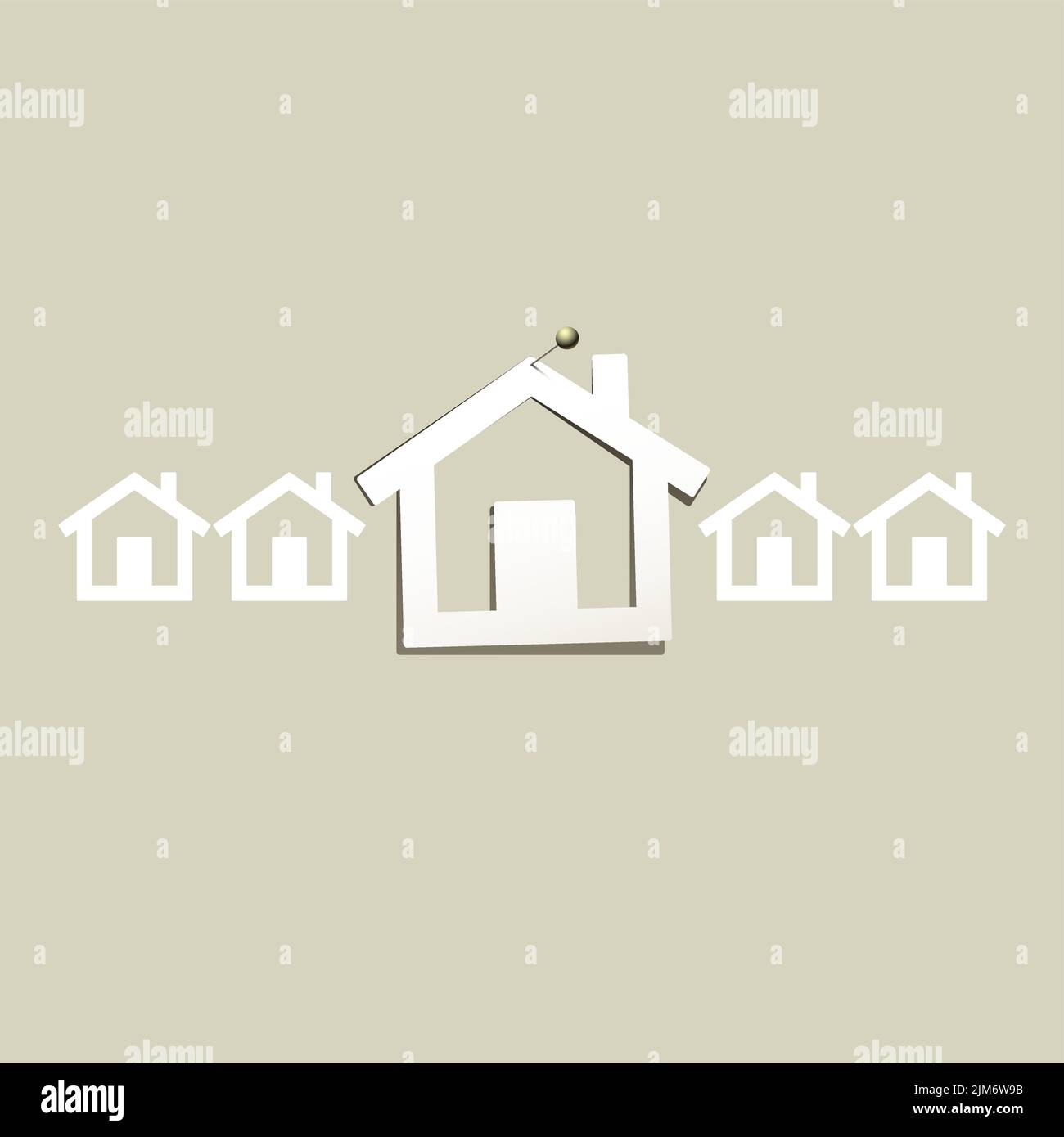 House icon vector sign. Design element Stock Vector Image & Art - Alamy