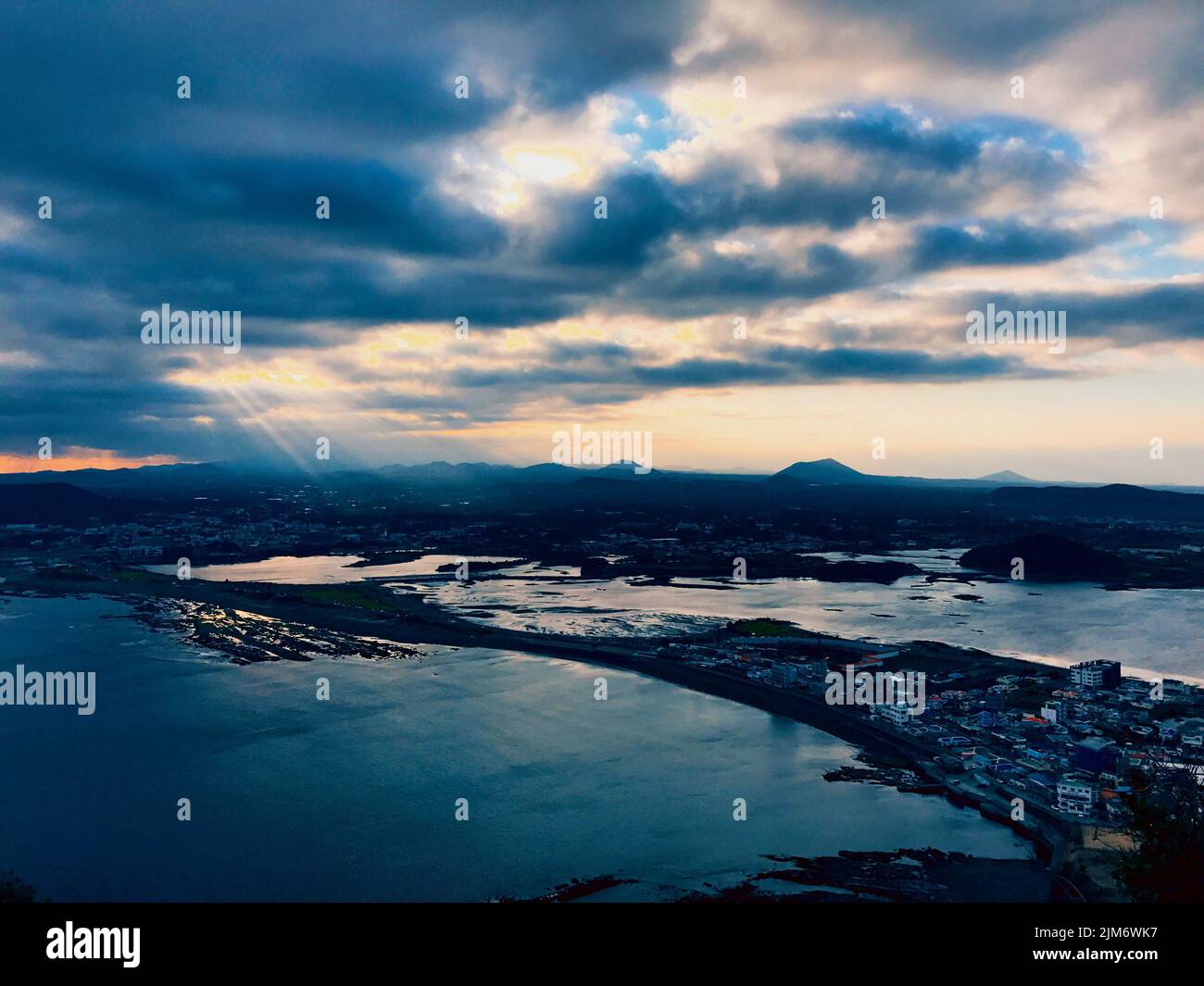 Aerial shot riverside small river hi-res stock photography and images ...