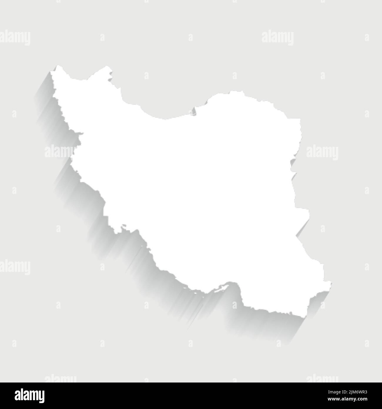 Iran country map Black and White Stock Photos & Images - Alamy