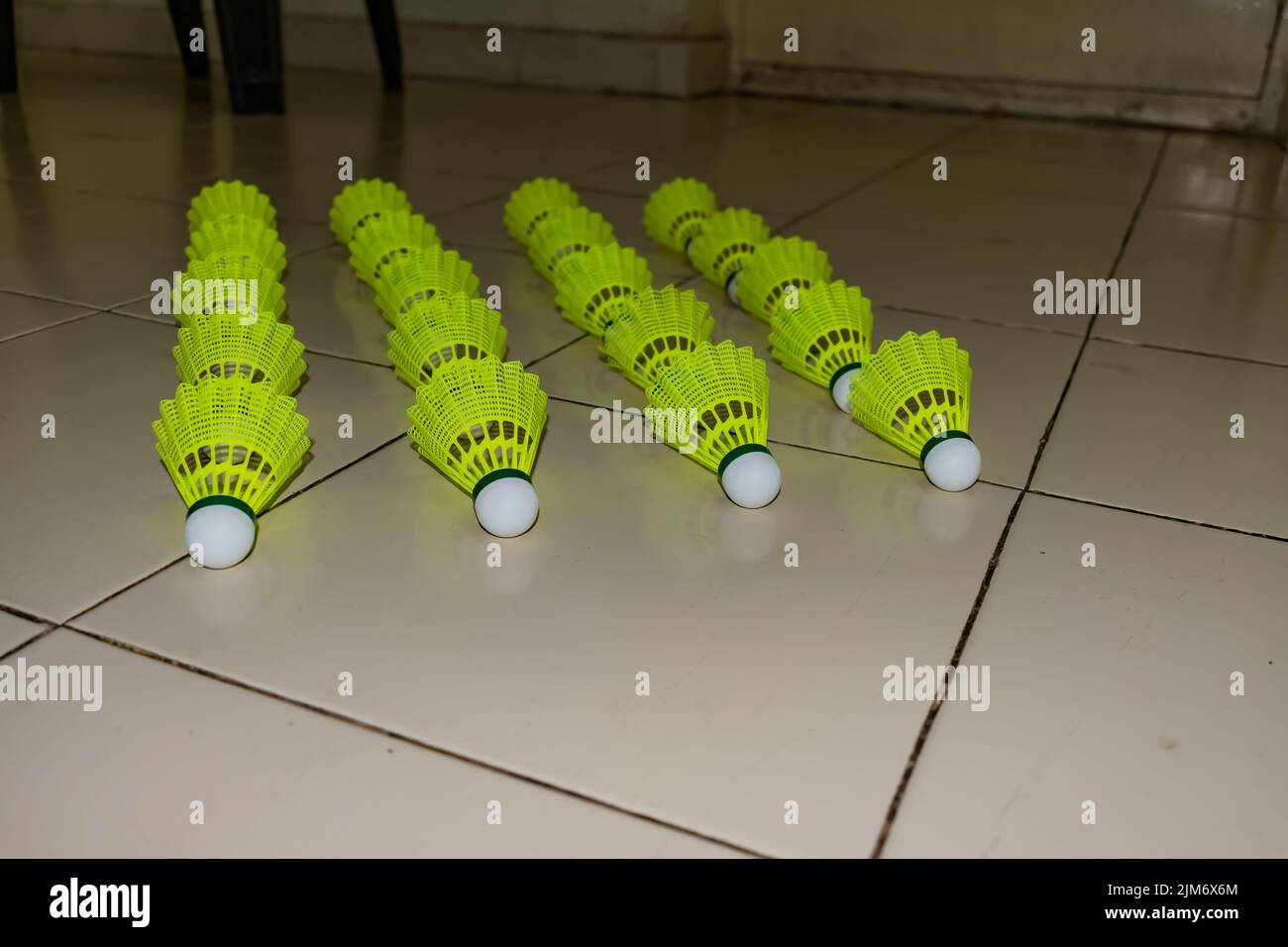 Plastic Badminton Ball,Yellow Ball,On Black Background,Texture Stock ...