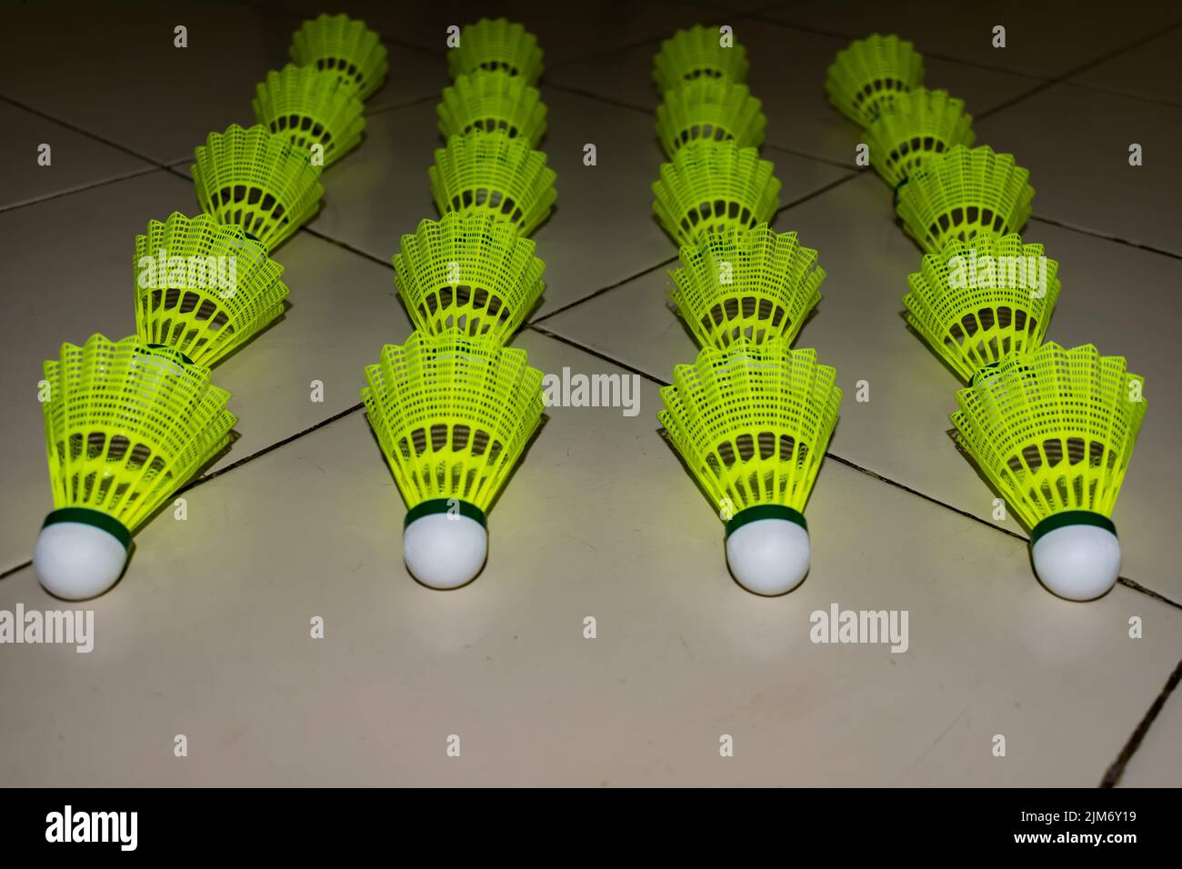 Plastic Badminton Ball,Yellow Ball,On Black Background,Texture Stock ...