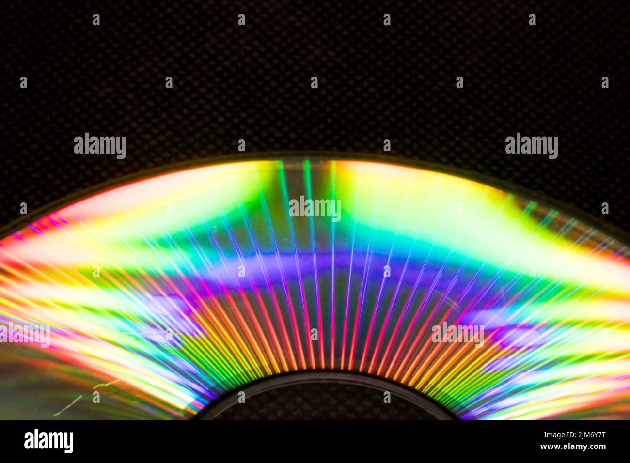 Reflection of light in a Compact Disk(CD) or Digital versatile disk(DVD ...
