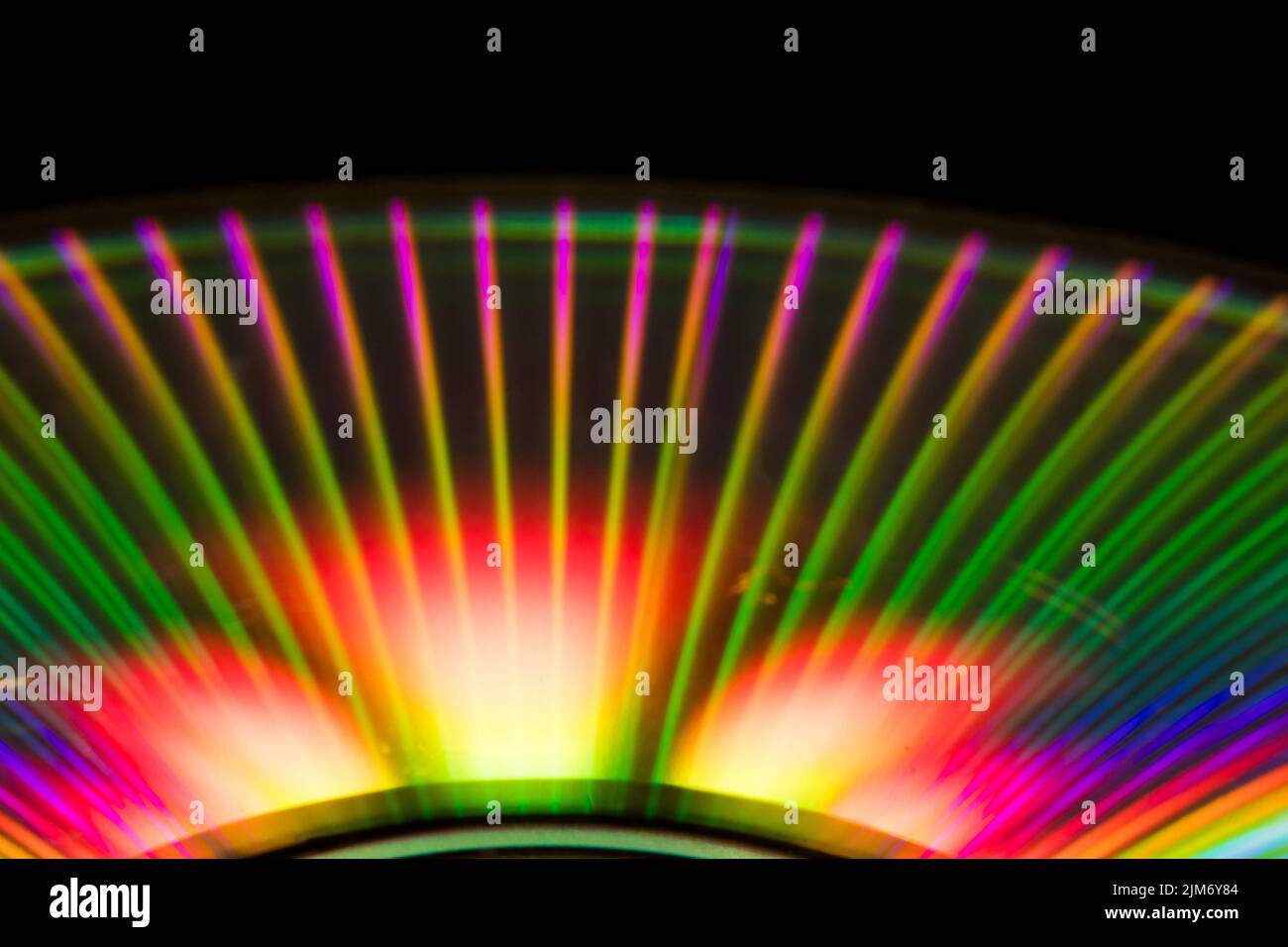 Reflection of light in a Compact Disk(CD) or Digital versatile disk(DVD ...