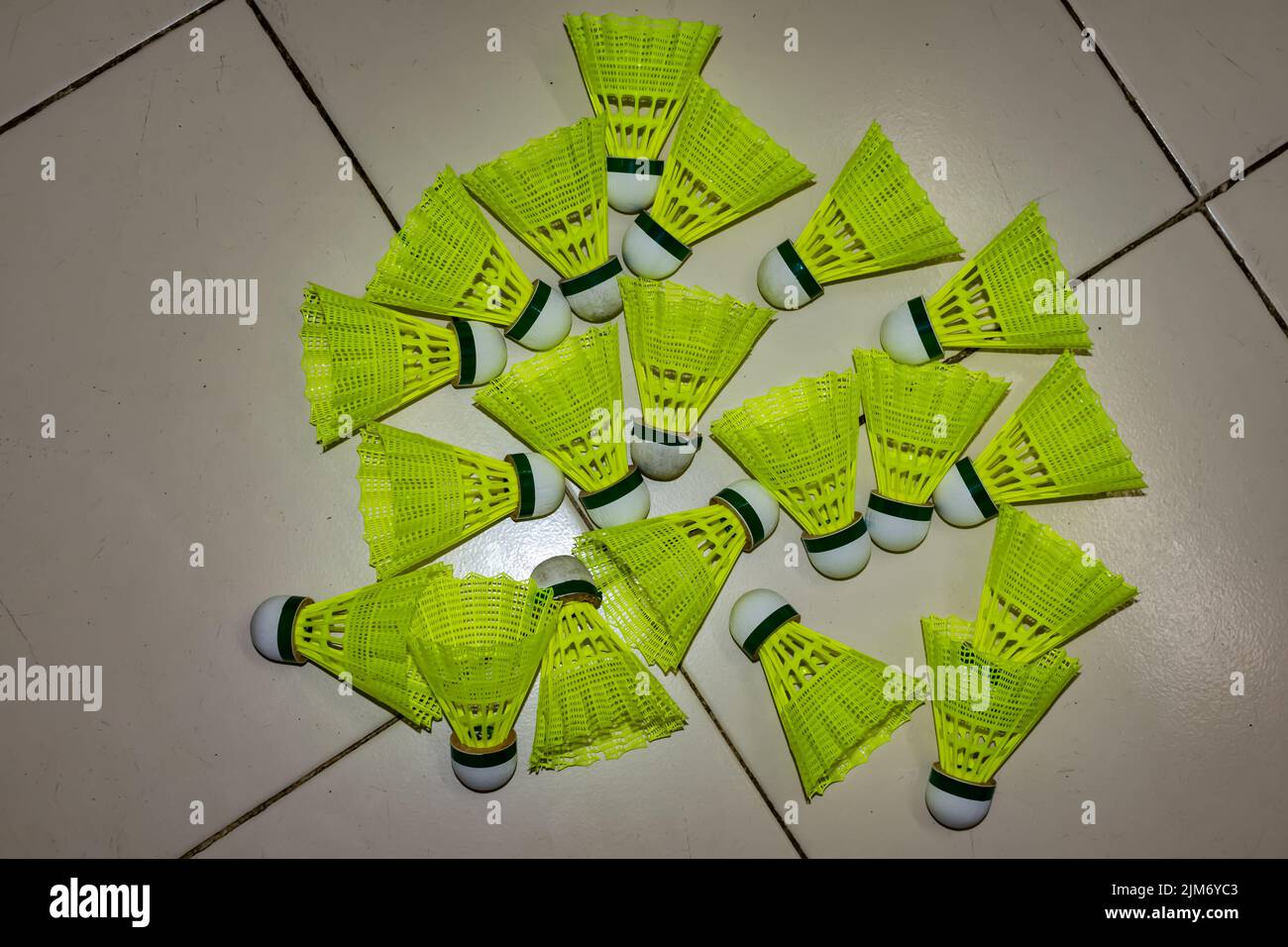 Plastic Badminton Ball,Yellow Ball,On Black Background,Texture Stock ...
