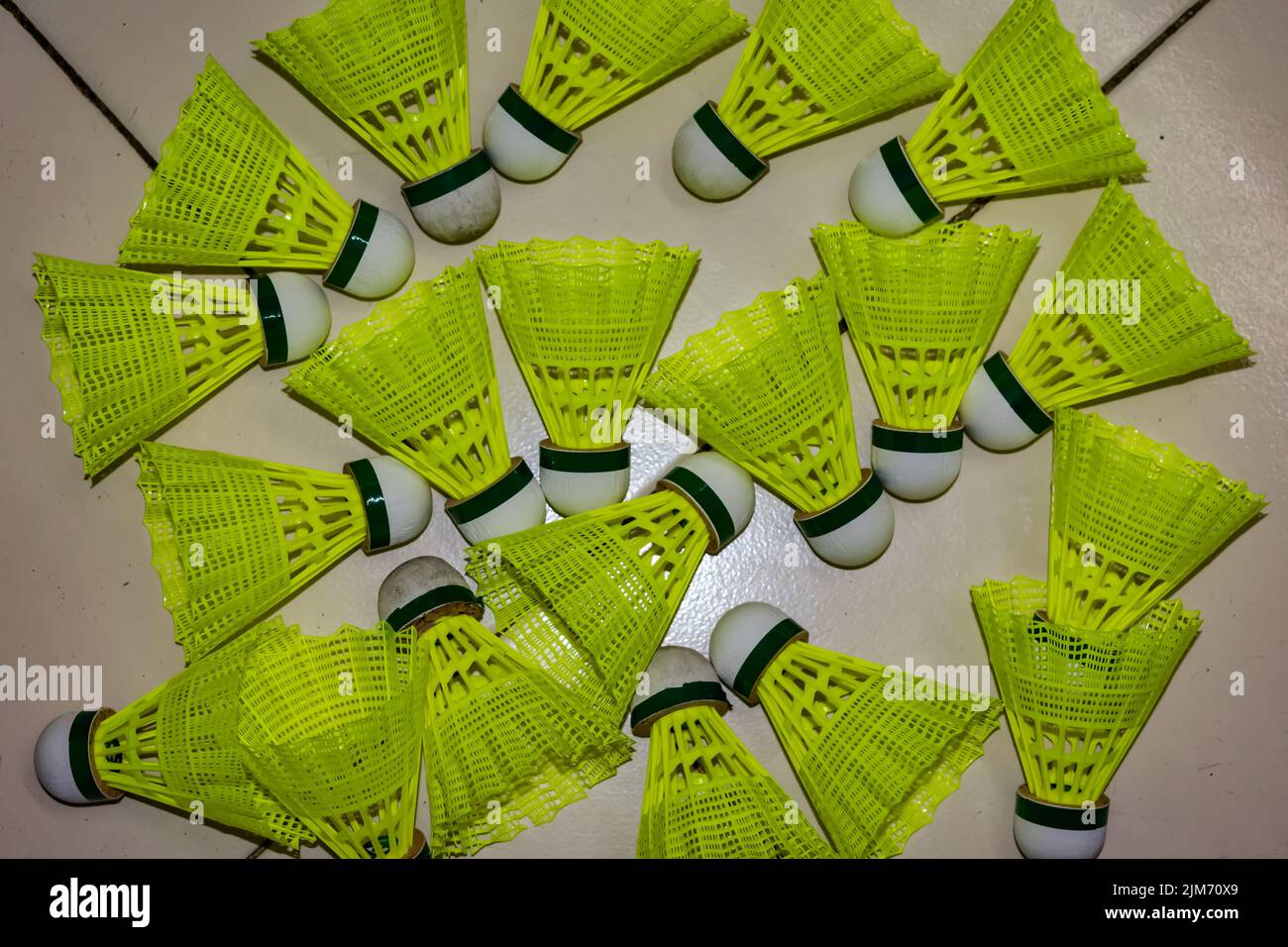 Plastic Badminton Ball,Yellow Ball,On Black Background,Texture Stock ...