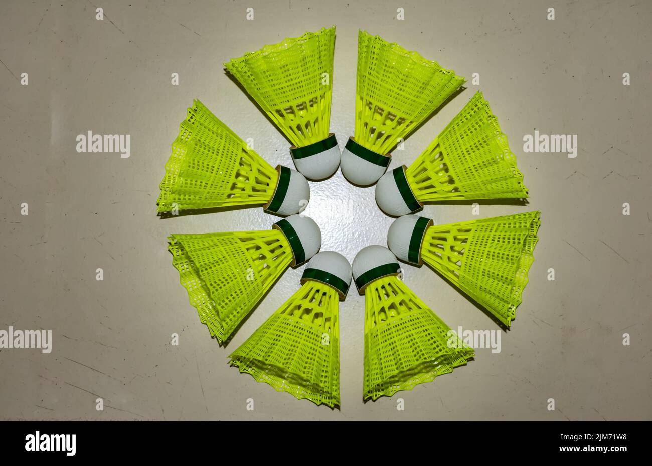 Plastic Badminton Ball,Yellow Ball,On Black Background,Texture Stock ...