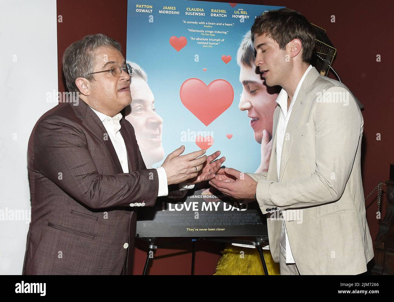 Los Angeles, CA, August 4, 2022. (L-R) Patton Oswalt and James Morosini ...