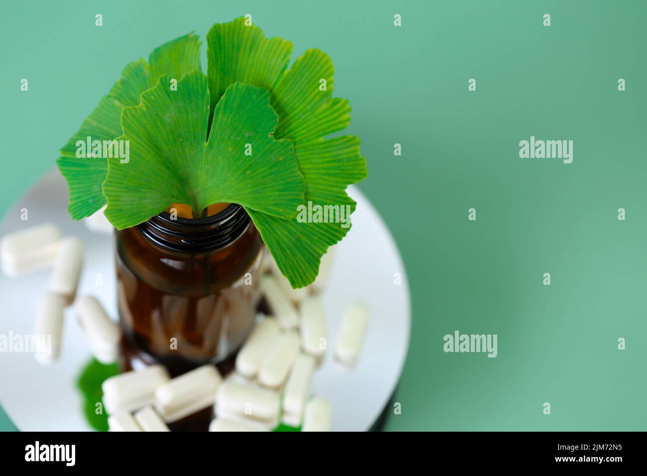Ginkgo leaf medicine hi-res stock photography and images - Alamy