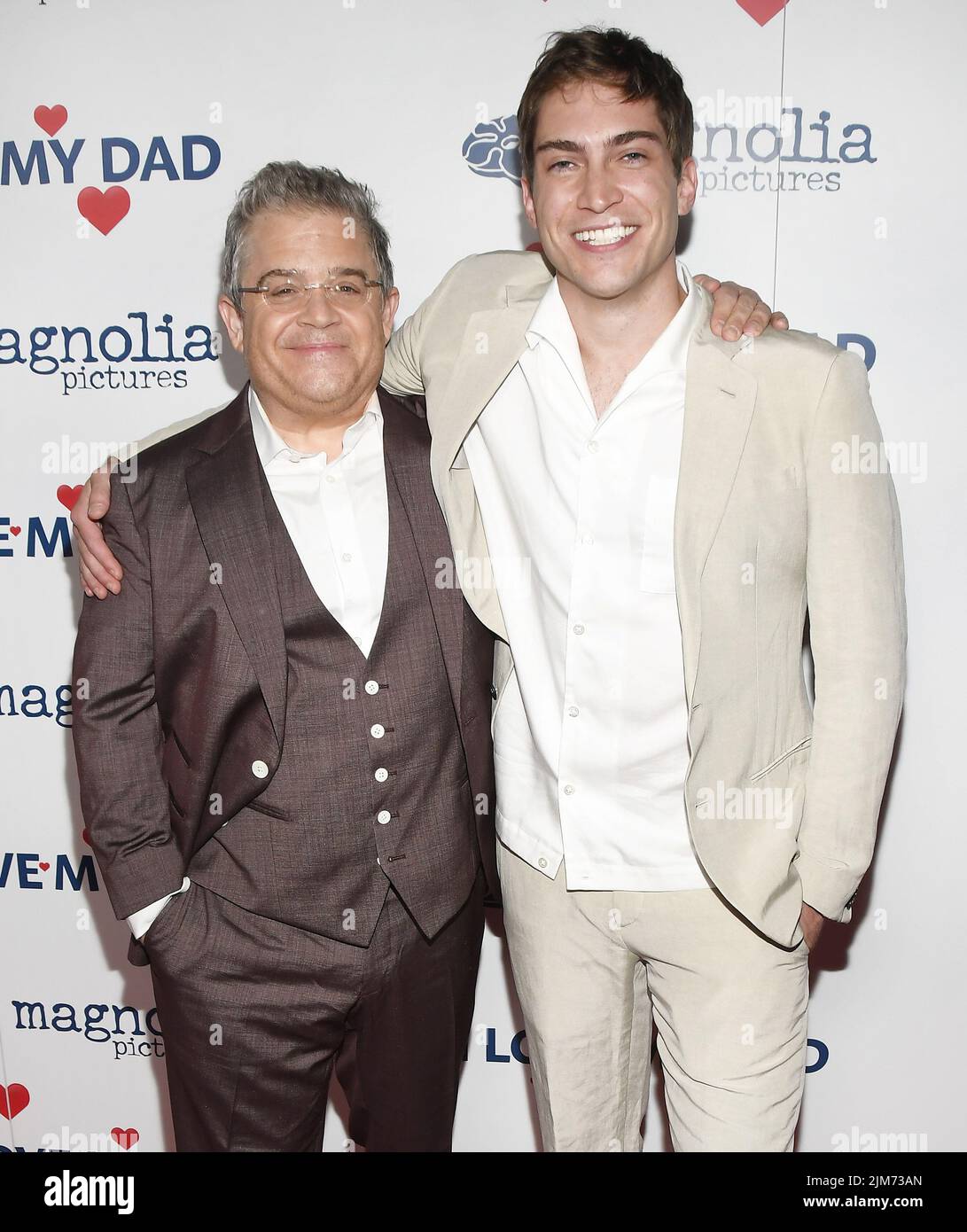 Los Angeles, CA, August 4, 2022. (L-R) Patton Oswalt and James Morosini ...