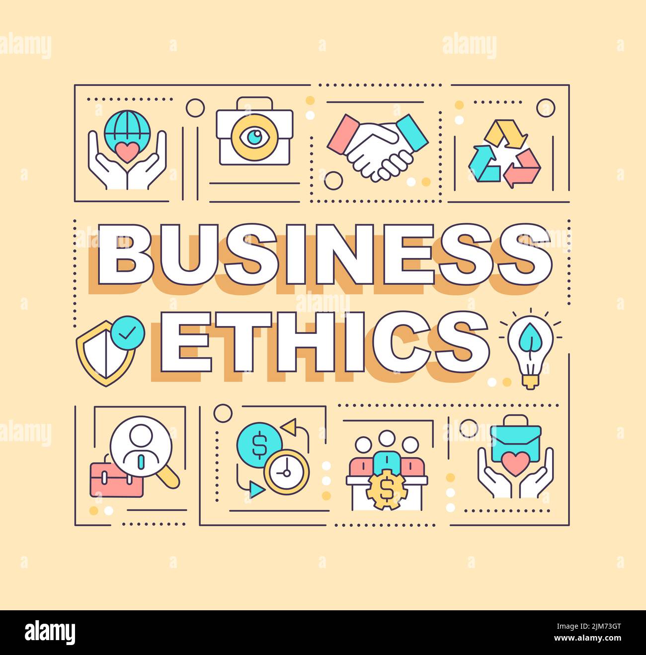 Ethics word Stock Vector Images - Alamy