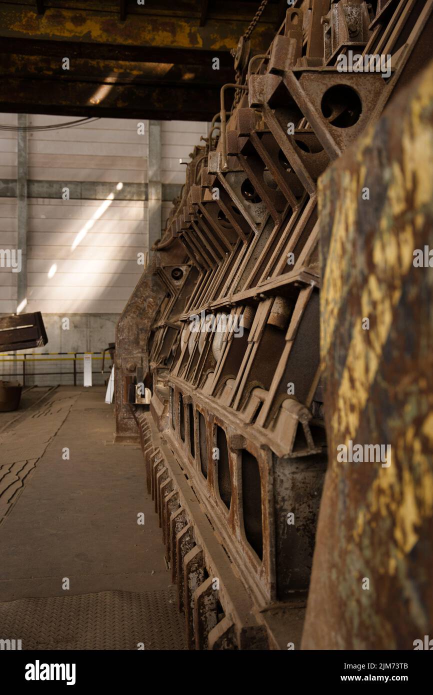 Old melt furnace from forgotten times Stock Photo - Alamy