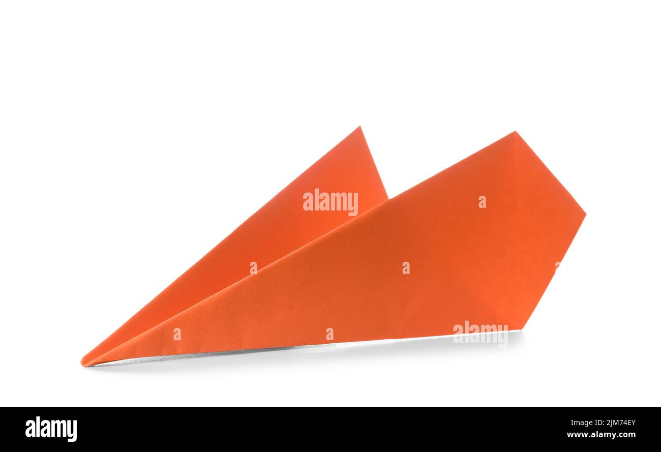 Orange aeroplane Cut Out Stock Images & Pictures - Alamy