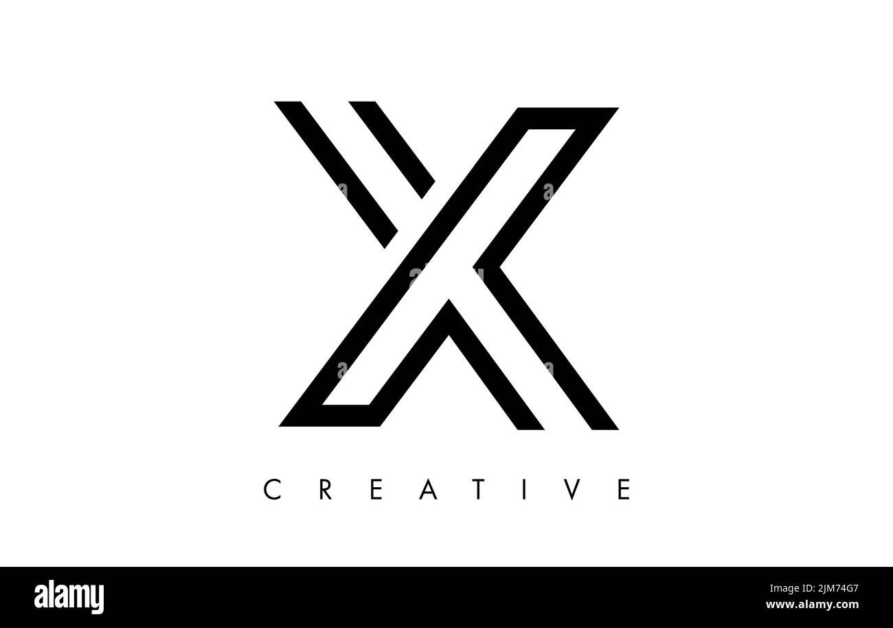 X letter logo Black and White Stock Photos & Images - Alamy