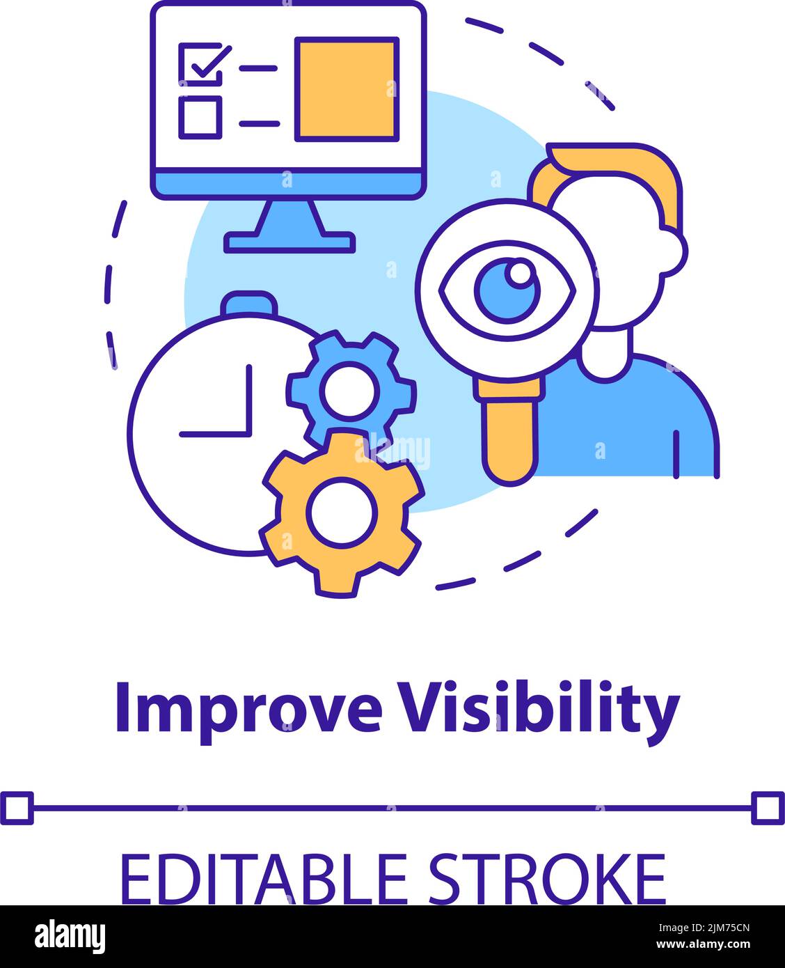 Improve visibility concept icon Stock Vector Image & Art - Alamy Improve visibility concept icon Stock Vector Image & Art - Alamy