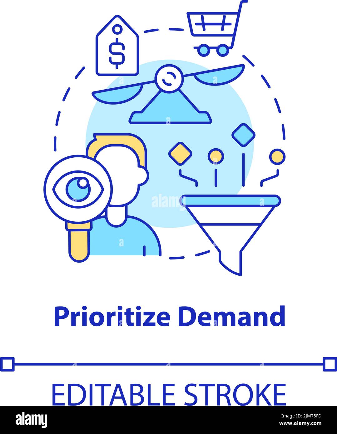 Supply and demand balance Cut Out Stock Images & Pictures - Alamy