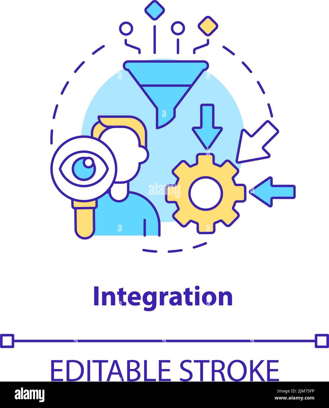 Integration concept icon Stock Vector Image & Art - Alamy Integration concept icon Stock Vector Image & Art - Alamy
