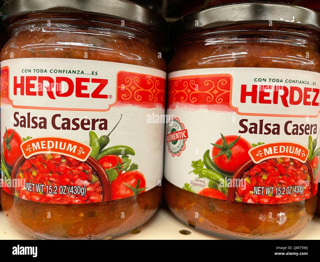 Grovetown, Ga USA - 05 03 22: Retail store chip dip Herdez Salsa Stock ...