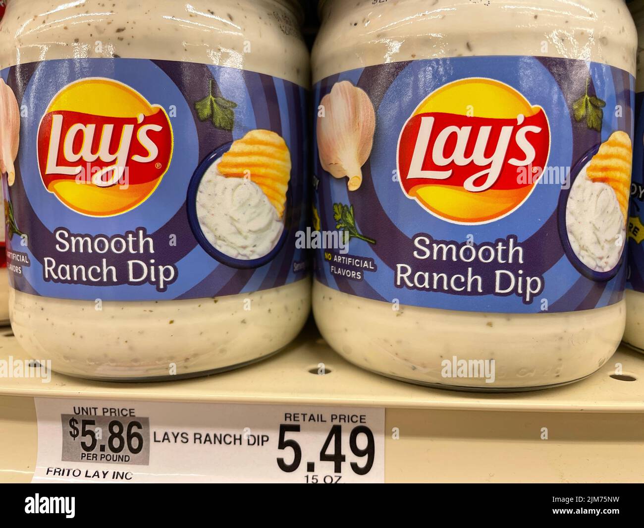 Grovetown, Ga USA - 05 03 22: Retail store chip dip Lays ranch and ...
