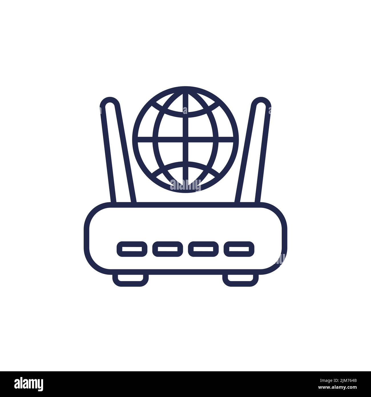 Wlan modem icon outline Stock Vector Images - Alamy