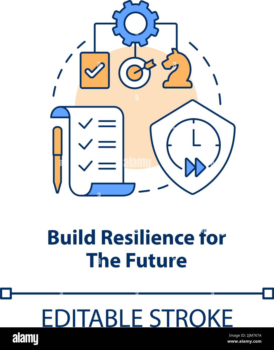 Build resilience for future concept icon Stock Vector Image & Art - Alamy