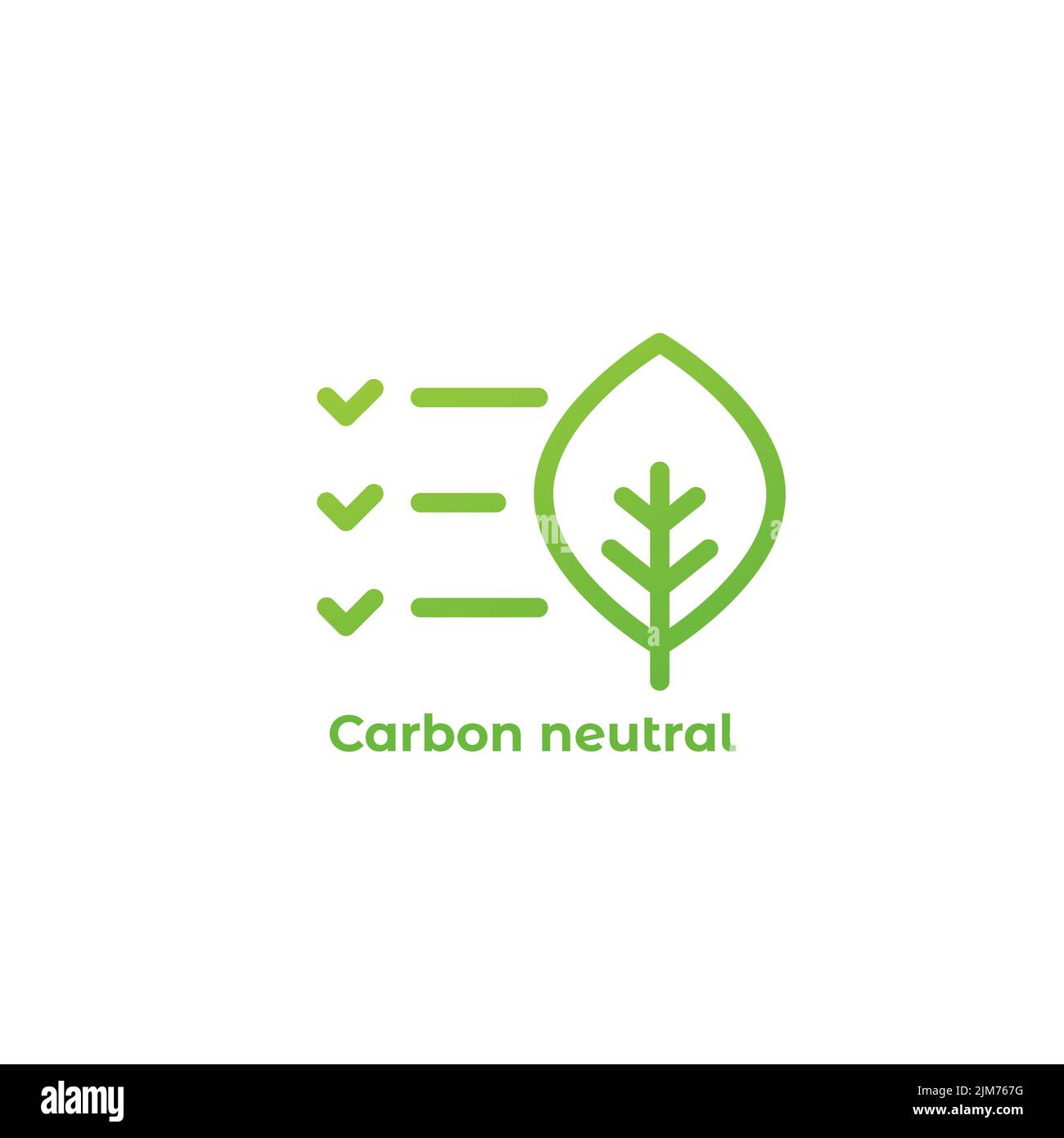 carbon neutral icon, vector sign Stock Vector Image & Art - Alamy