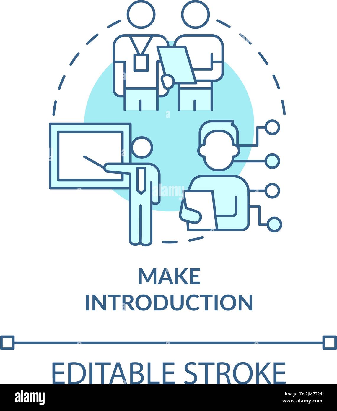 Employee introduction Cut Out Stock Images & Pictures - Alamy