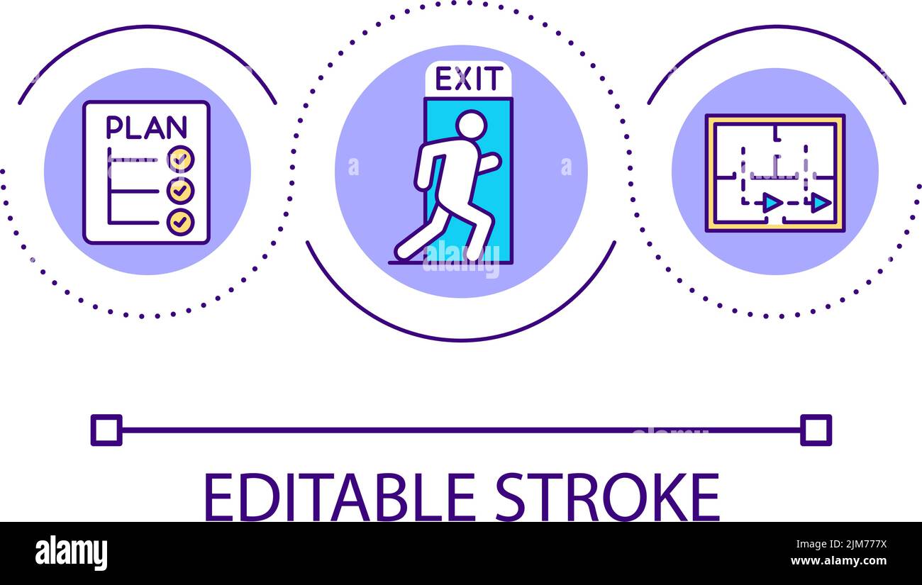 Fire escape route Cut Out Stock Images & Pictures - Alamy