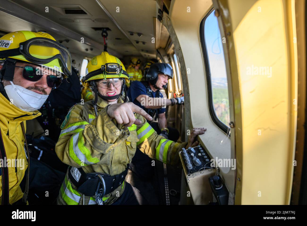 Bad Schandau, Germany. 03rd Aug, 2022. Julia Richardt, volunteer ...
