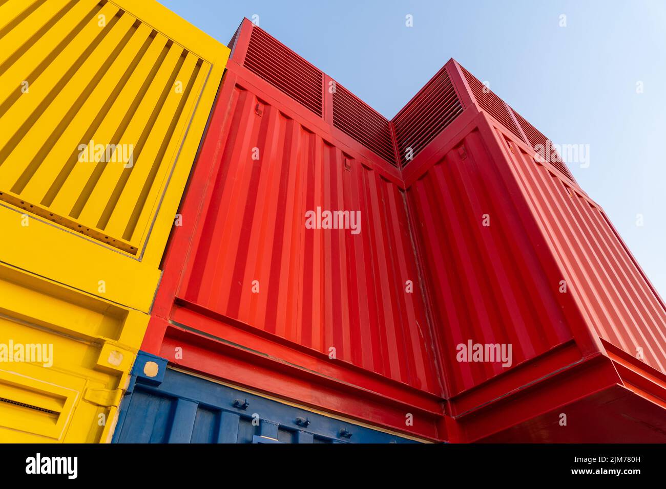 Box Park in Doha, Qatar Stock Photo - Alamy
