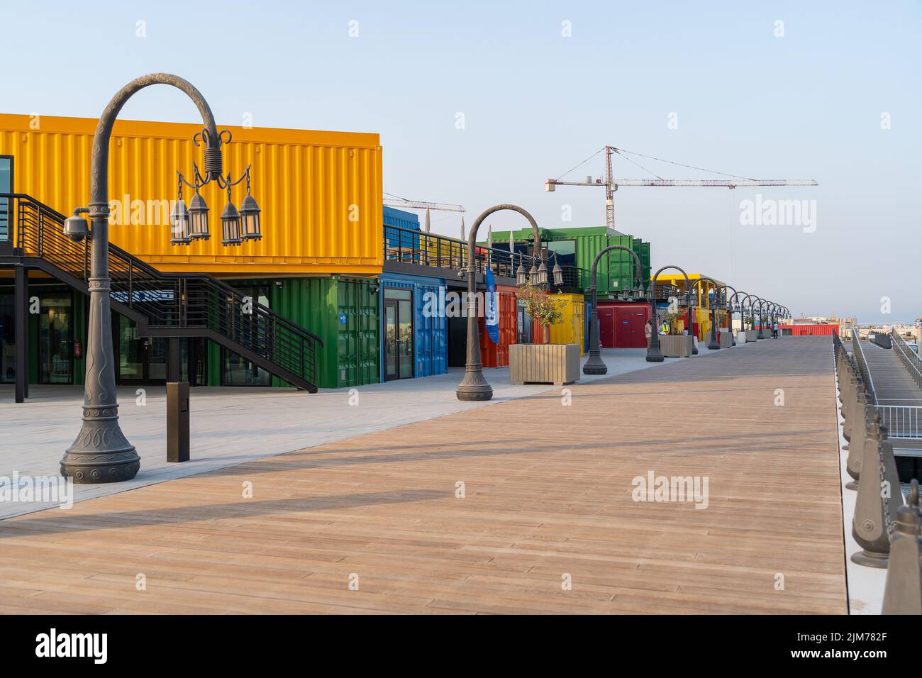 Box Park in Doha, Qatar Stock Photo - Alamy