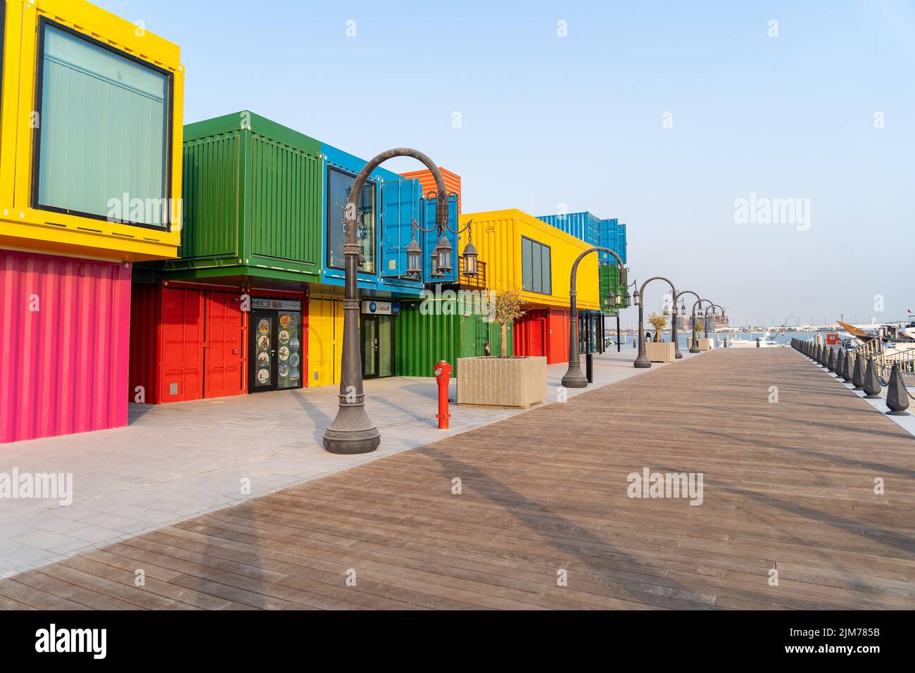 Box Park in Doha, Qatar Stock Photo - Alamy