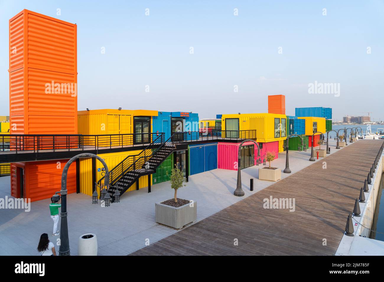 Box Park in Doha, Qatar Stock Photo - Alamy