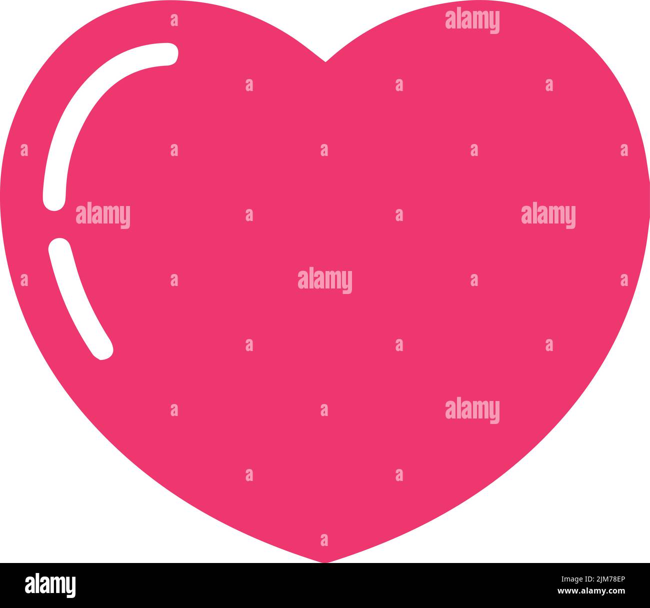 Delicate pink heart on Stock Vector Images - Alamy