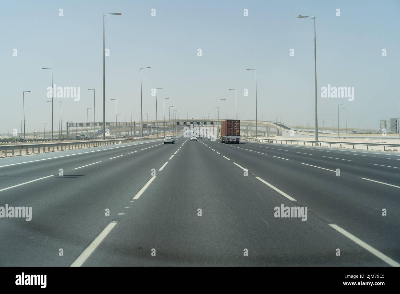 Doha qatar traffic sign hi-res stock photography and images - Alamy