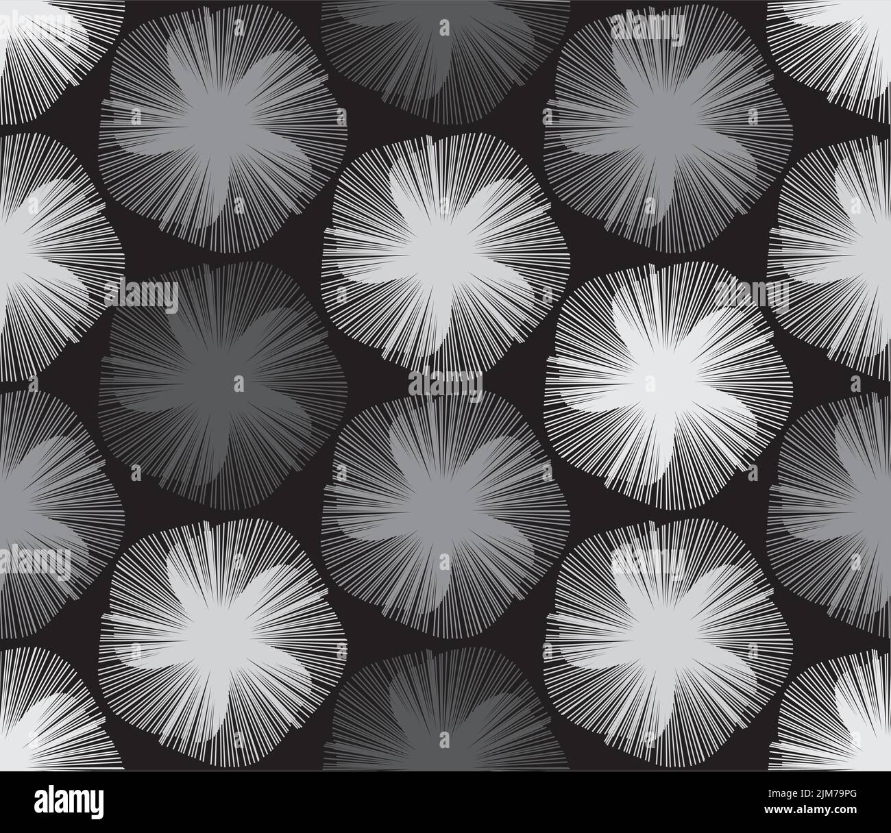 Sakura Japanese style black Flower seamless pattern Stock Vector Image ...