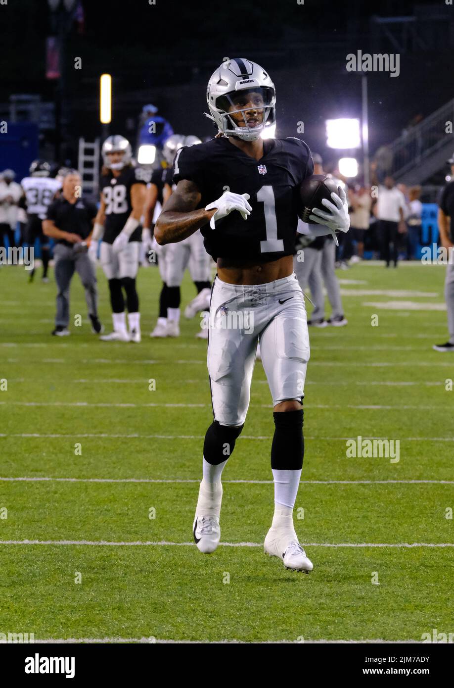 Canton, OH, USA. 4th Aug, 2022. Tyron Johnson #1 during the ...