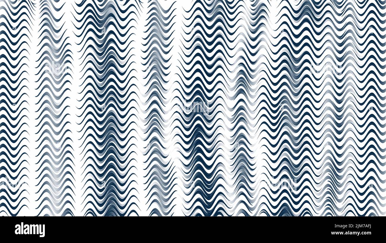 Blue wavy lines abstract Stock Vector Images - Alamy