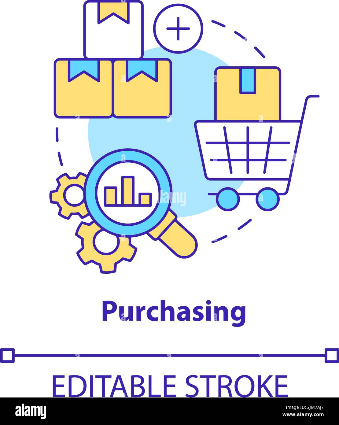 Purchasing concept icon Stock Vector Image & Art - Alamy
