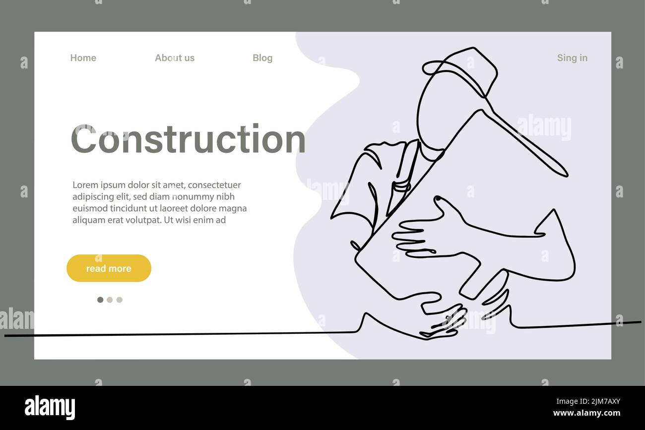 Factory employee works on Stock Vector Images - Alamy