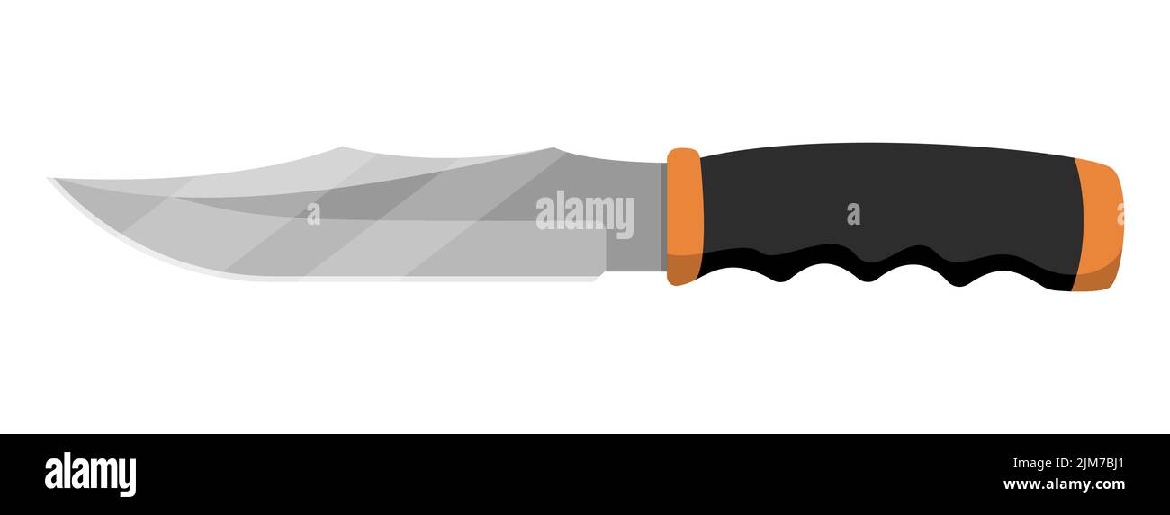 Knife icon. Hunting knife icon. Isolated knife symbol. Vector ...