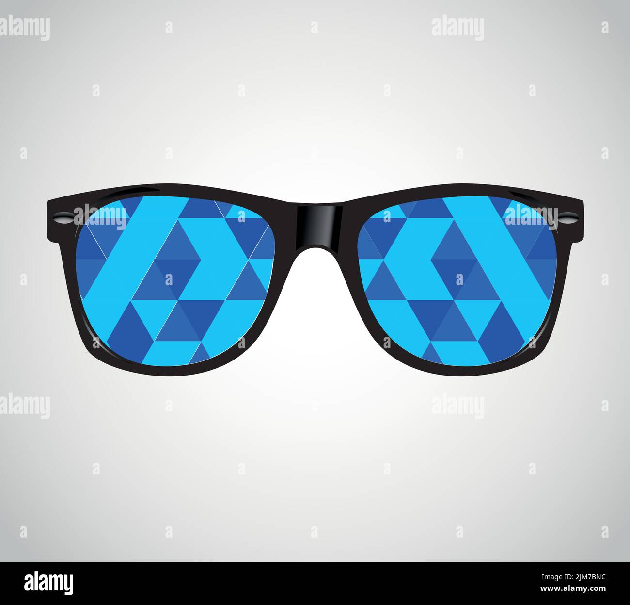 Sunglasses with Polygons Abstract Geometric Triangles Vector ...