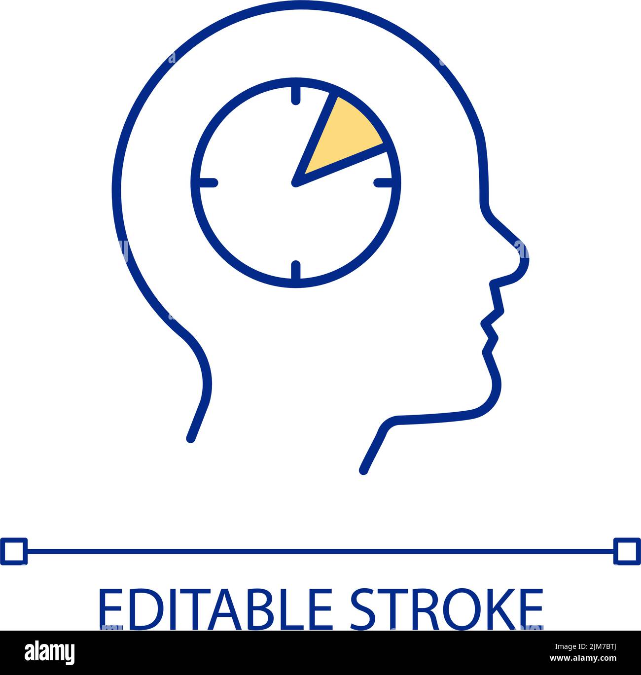 Short-term memory RGB color icon Stock Vector Image & Art - Alamy