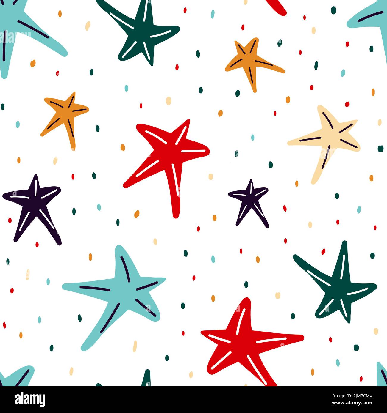 Sea stars seamless background Stock Vector Image & Art - Alamy