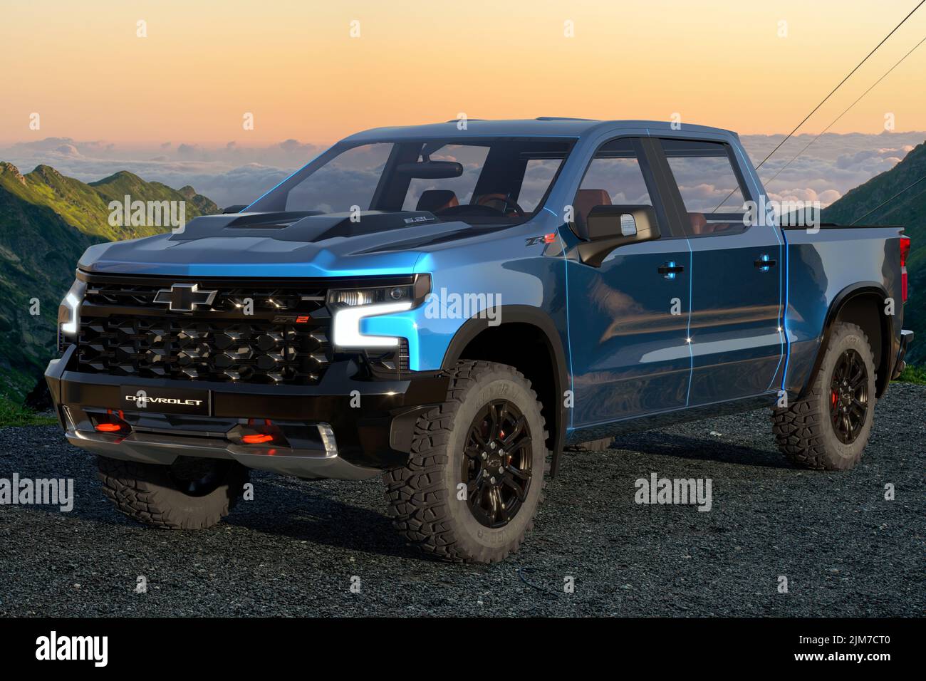 Chevrolet silverado electric truck hi-res stock photography and images ...