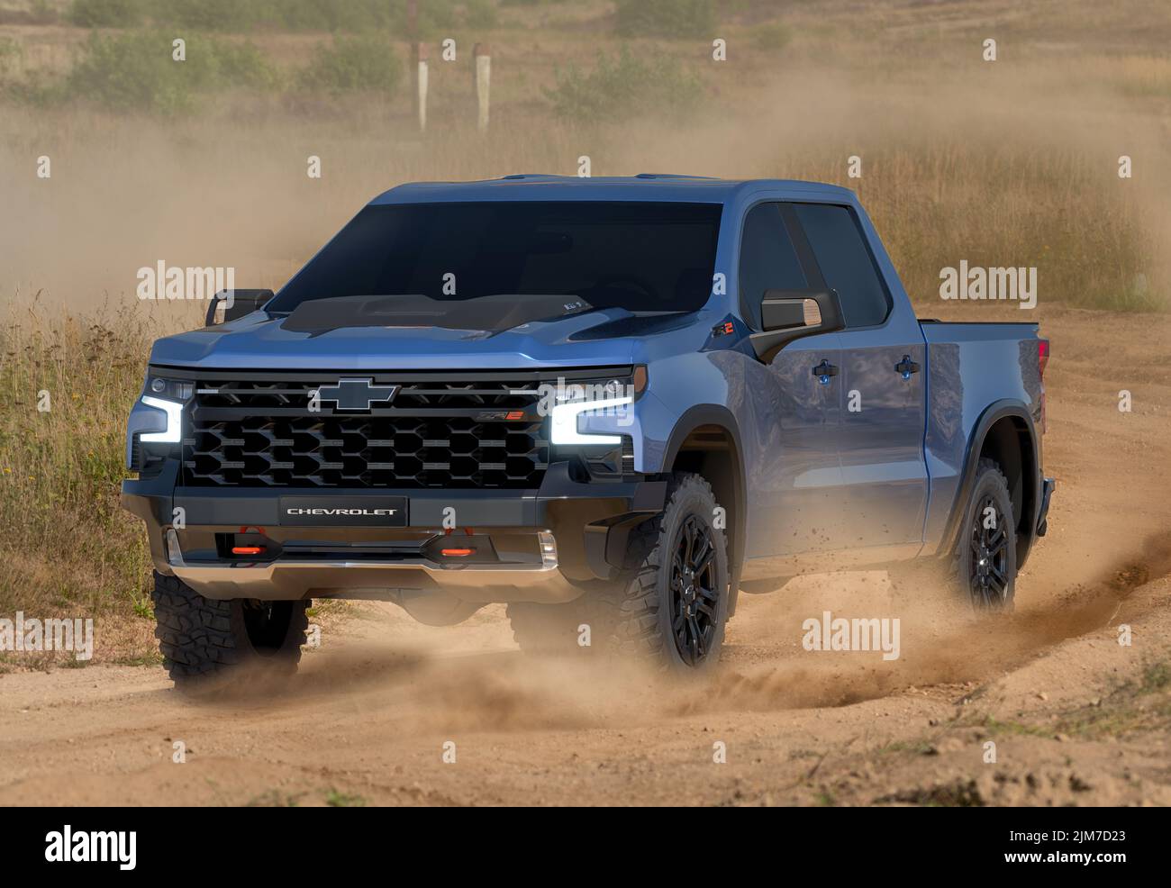 Chevrolet Silverado ZR2 Stock Photo - Alamy