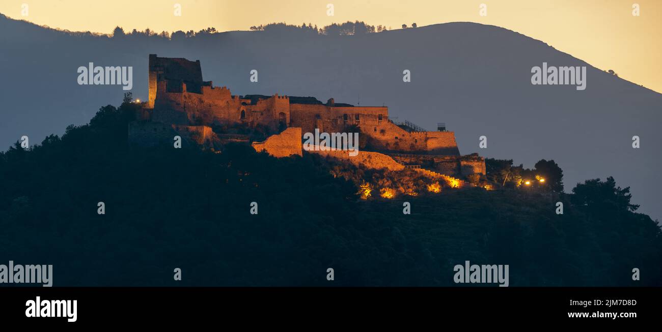 Castle in Salerno, Italy Stock Photo - Alamy