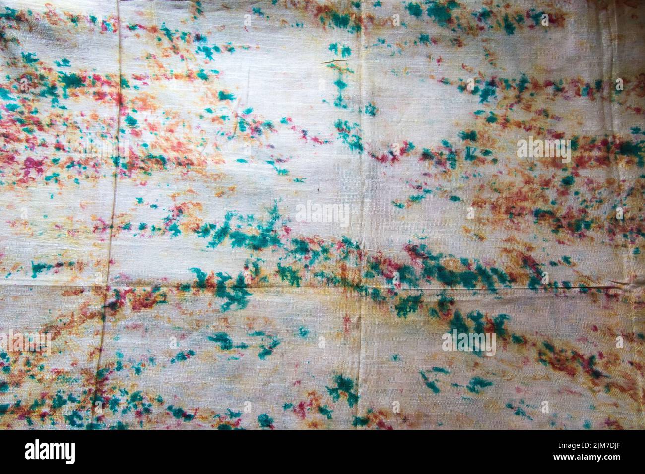 Batik print fabric popular in India Stock Photo - Alamy