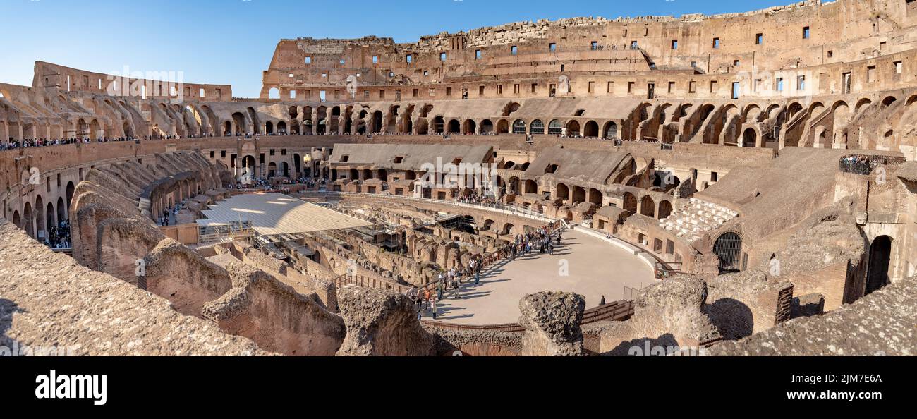 An aerial view of the Colosseum in Rome, Italy Stock Photo - Alamy