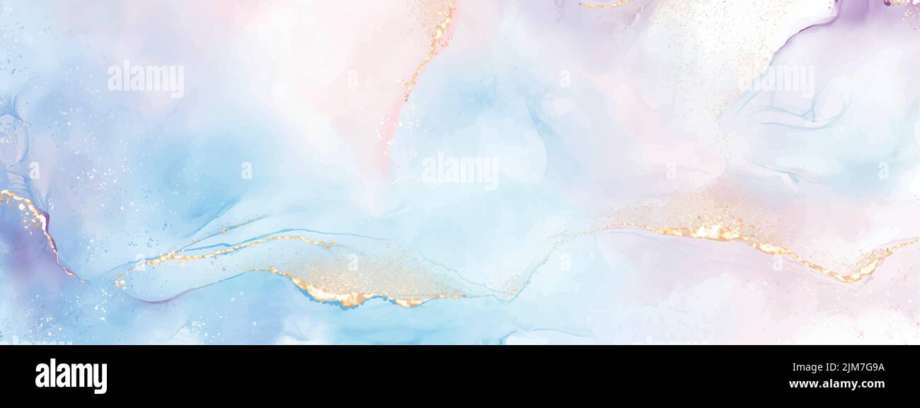 Abstract fluid art with alcohol ink technique painting, and decorated ...